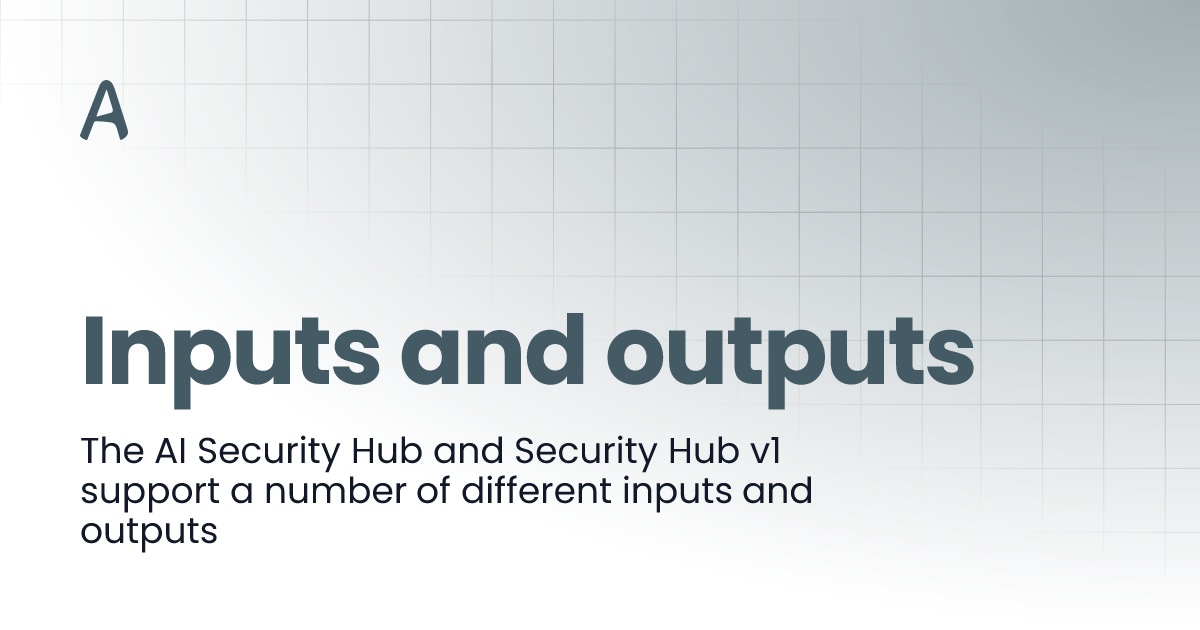 Inputs and outputs | Hardware | Accessia Docs